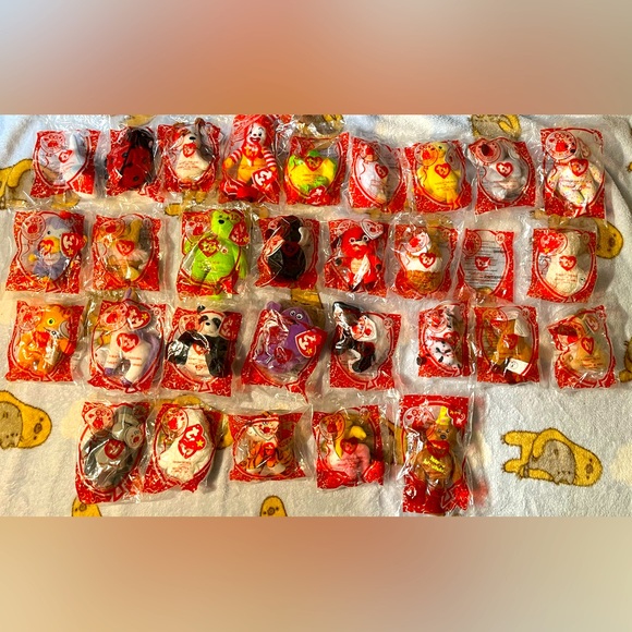 Ty | Toys | Mcdonalds 3th Anniversary Beanie Babies Still In Og ...